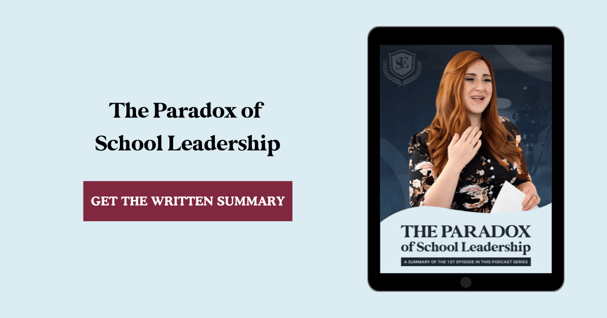 The Paradoxes of School Leadership